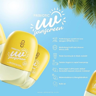 ALHA ALFA PREBIOTIK UV SUNSCREEN - Best Buy Beauty Plaza