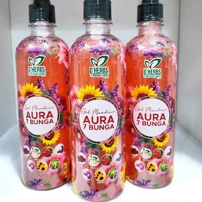 DHERBS GEL MANDIAN AURA 7 BUNGA - Best Buy Beauty Plaza